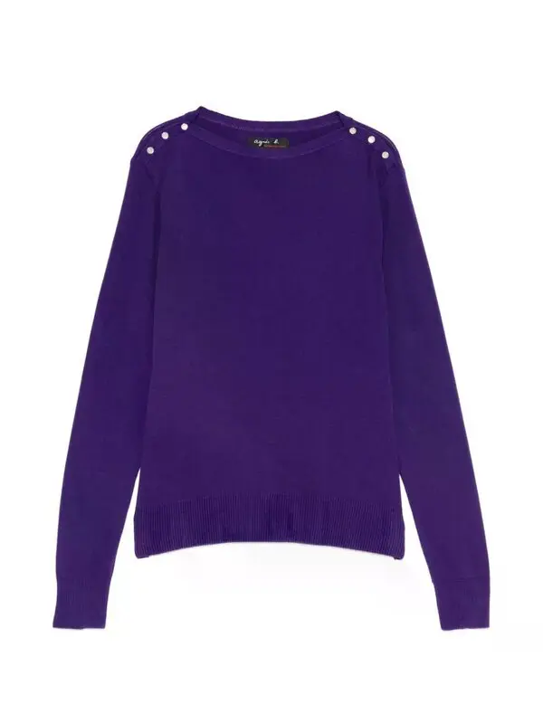 AGNES B. Badiane Sweater - Purple