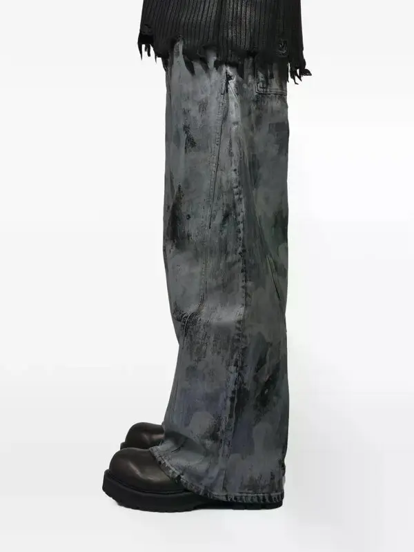 FILTH Waxed Baggy Jeans