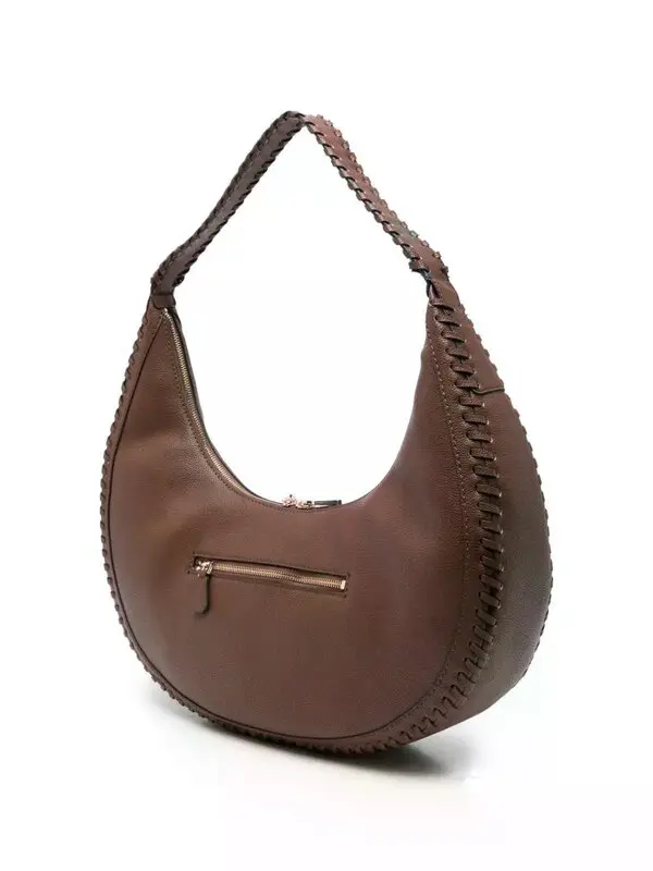 Guess Whipstitch-trim Shoulder Bag - Brown