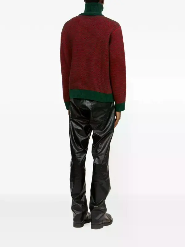 MAISON MARGIELA Patchwork-knit Reversible Sweater