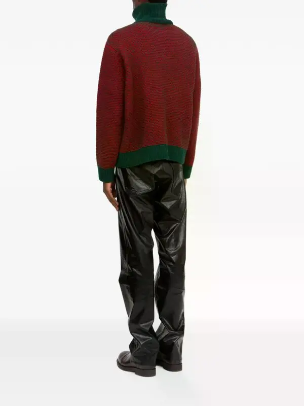MAISON MARGIELA Patchwork-knit Reversible Sweater