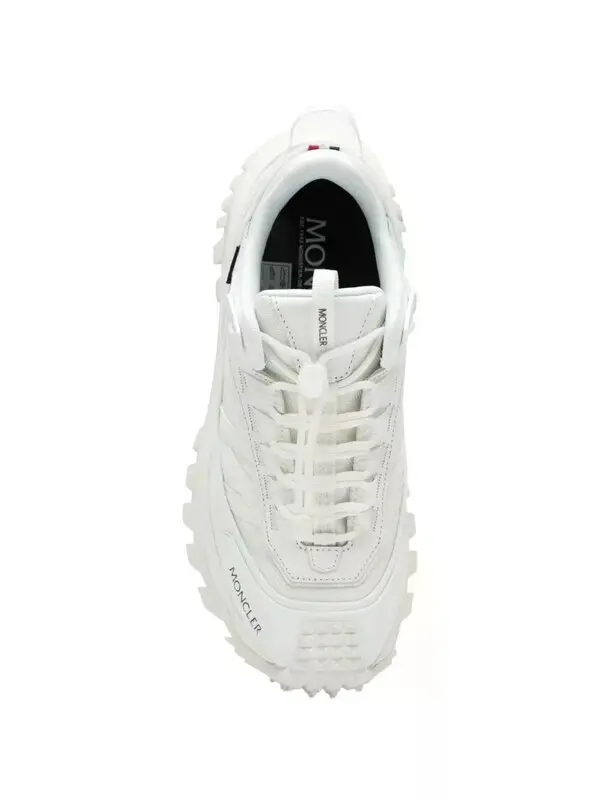 Moncler Panelled Low-top Sneakers - White