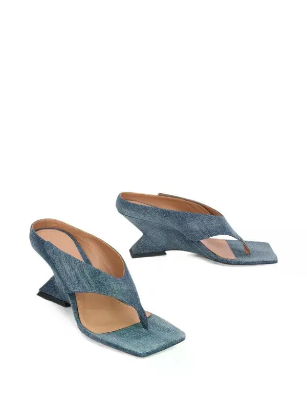 Attico Cheope Denim Sandals