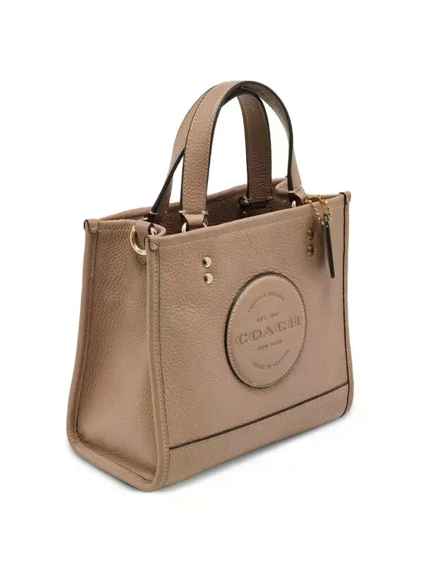 COACH Dempsey Leather Tote Bag - Neutrals