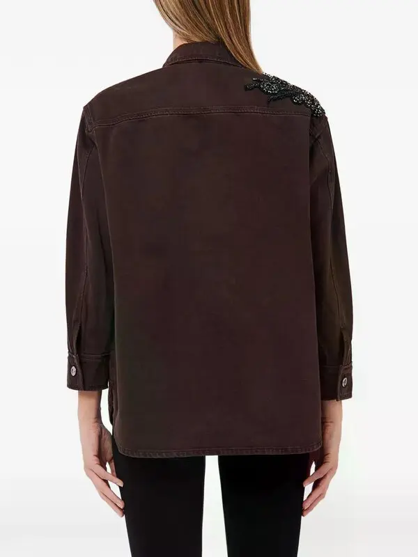 Liu Jo Bead-embellished Denim Shirt