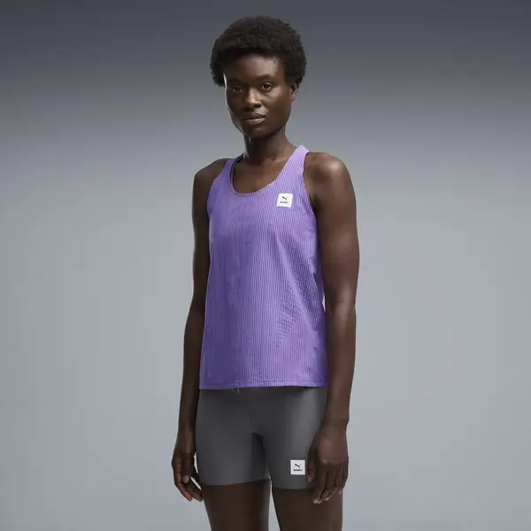 PUMA X Saysky Ultraweave Lightweight Running Singlet - Purple