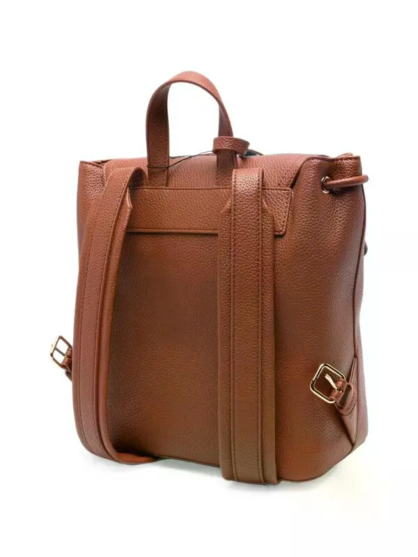 Moschino Logo-plaque Pebbled Backpack
