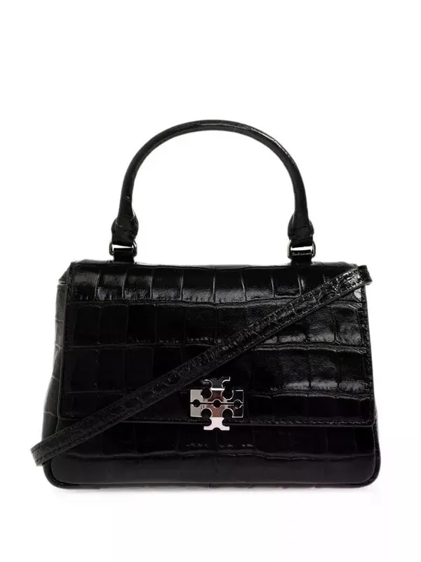 Tory Burch Croc-effect Charlie Tote Bag - Black