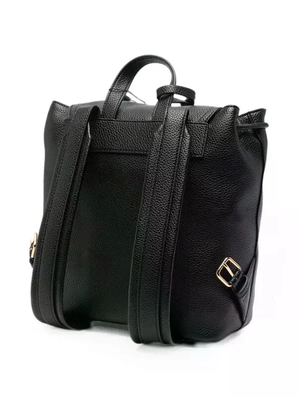 Moschino Padlock-detail Pebbled Backpack