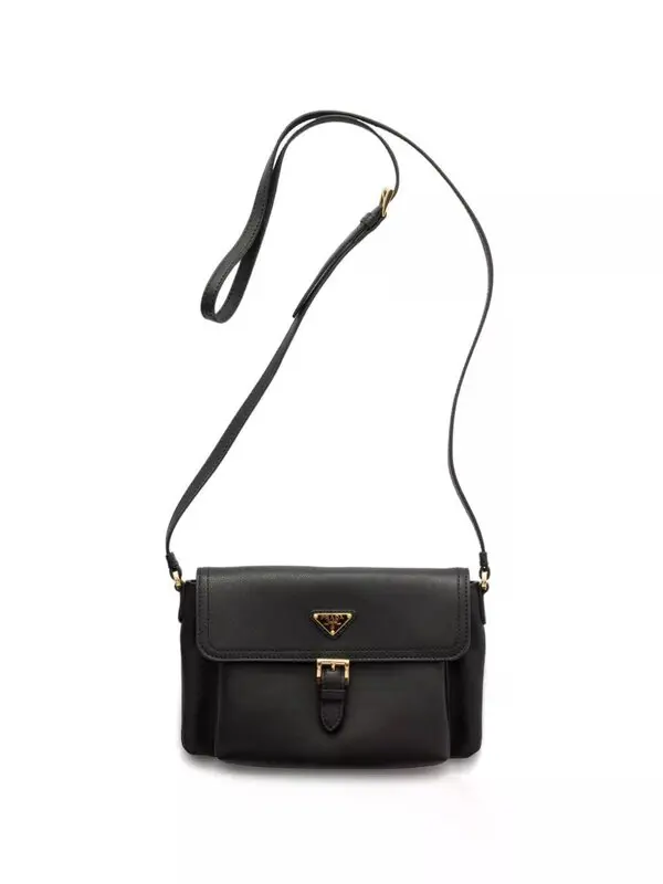 Prada Nappa Leather Smartphone Holder - Black