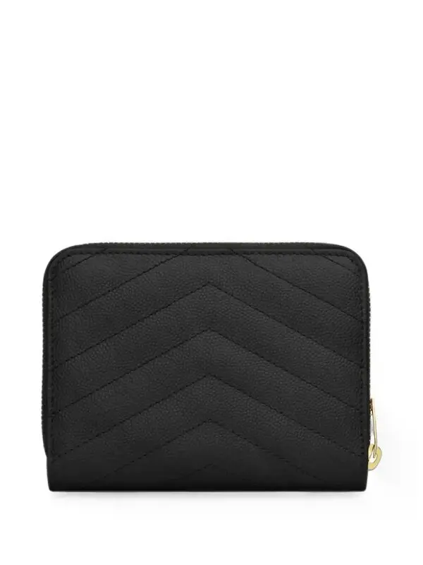 Saint Laurent Cassandre Quilted Leather Wallet