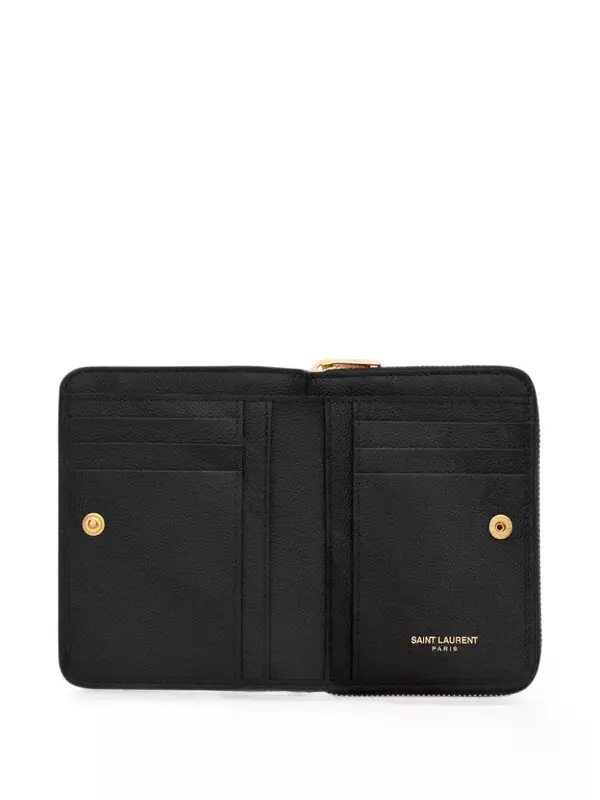 Saint Laurent Cassandre Quilted Leather Wallet