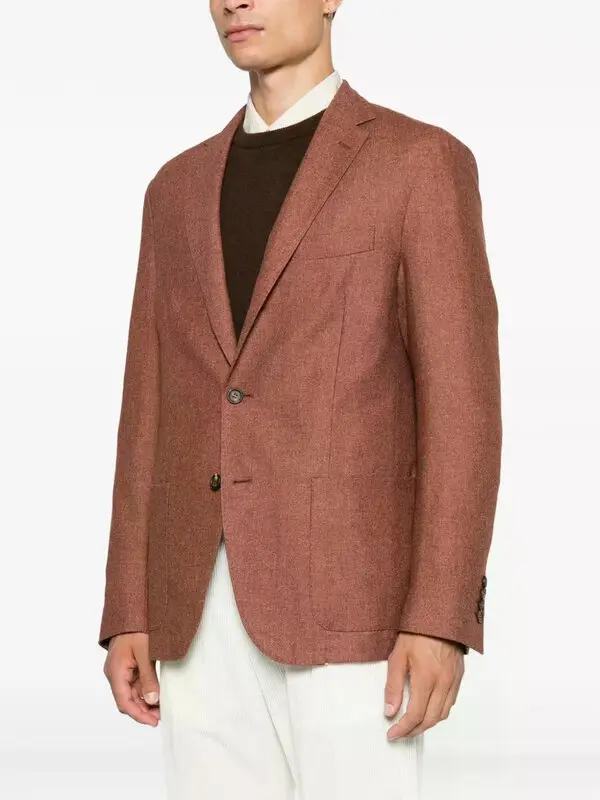 Eleventy Single-breasted Notched-lapels Jacket
