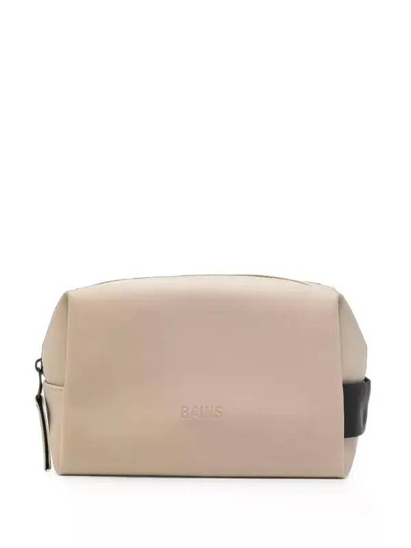 Rains Logo-embossed Wash Bag - Neutrals