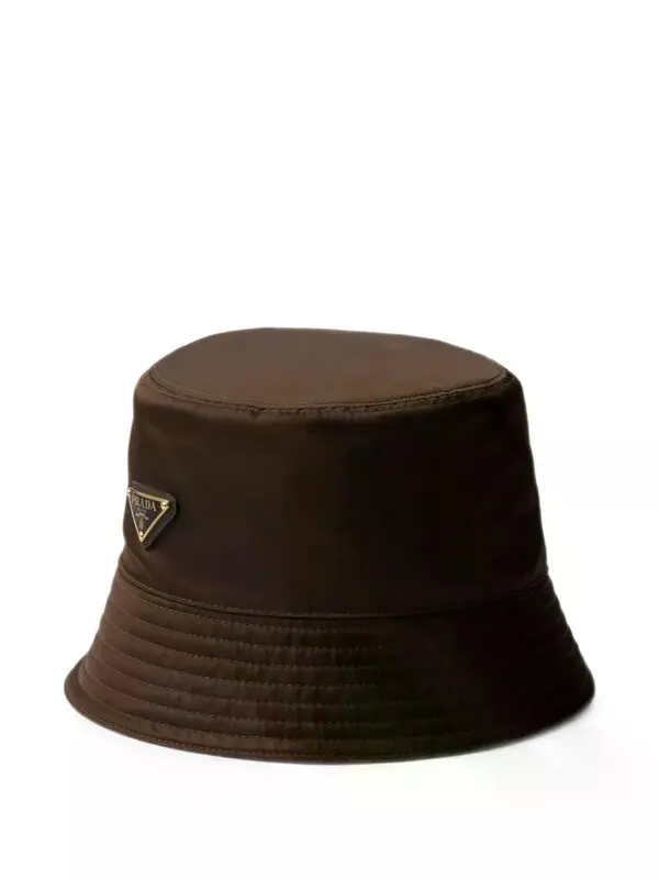 Prada Re-nylon Bucket Hat - Brown