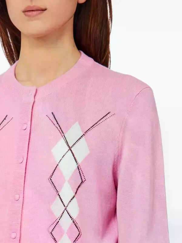 Liu Jo Argyle-pattern Cardigan