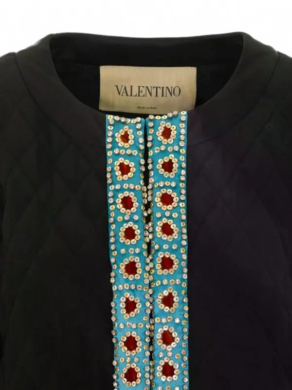 Valentino Garavani Quilted Sequin-embellished Jacket