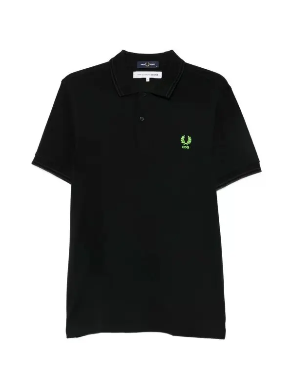 Comme Des Garçons Logo-embroidered Polo Shirt