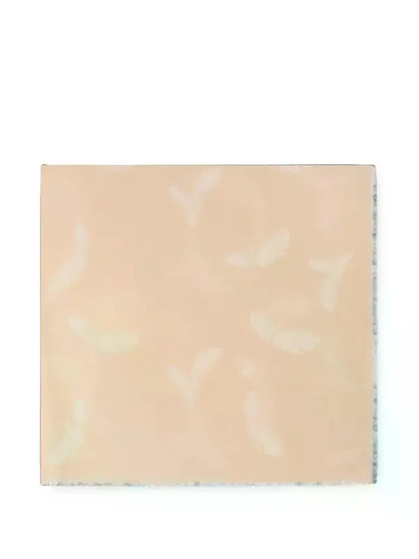 Elisabetta Franchi Wool And Cashmere Foulard Scarf - Neutrals