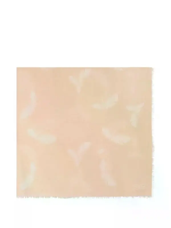 Elisabetta Franchi Wool And Cashmere Foulard Scarf - Neutrals