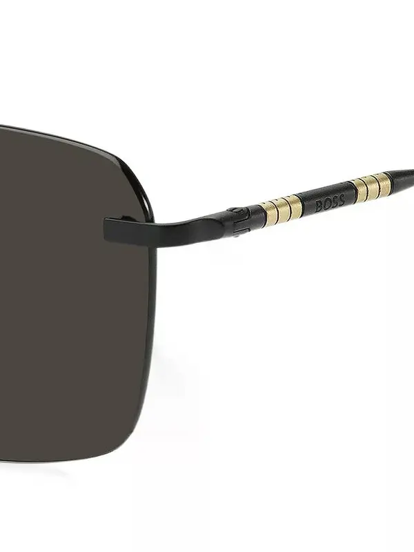 BOSS Square Rimless Sunglasses