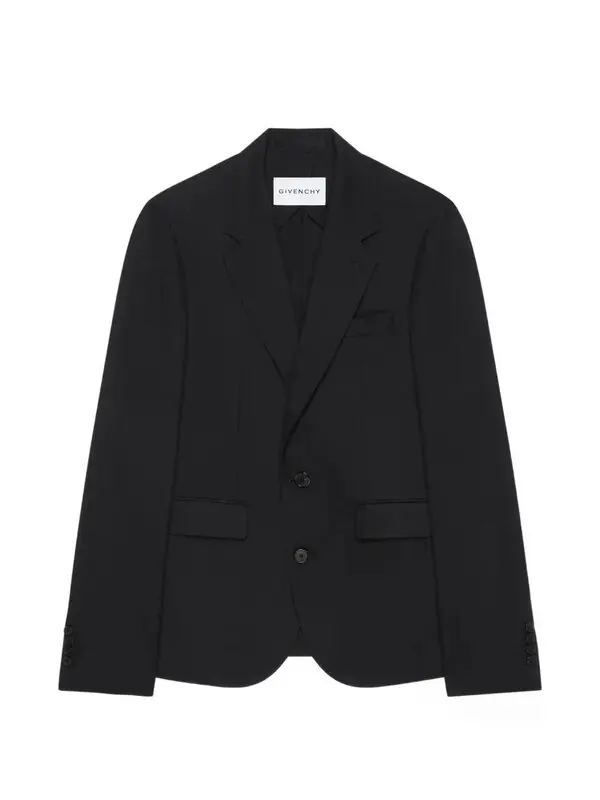 Givenchy Deconstructed Single-breasted Jacket - Black