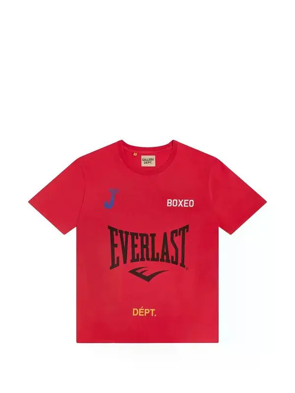 GALLERY DEPT. X Everlast Glitter-logo T-shirt - Red