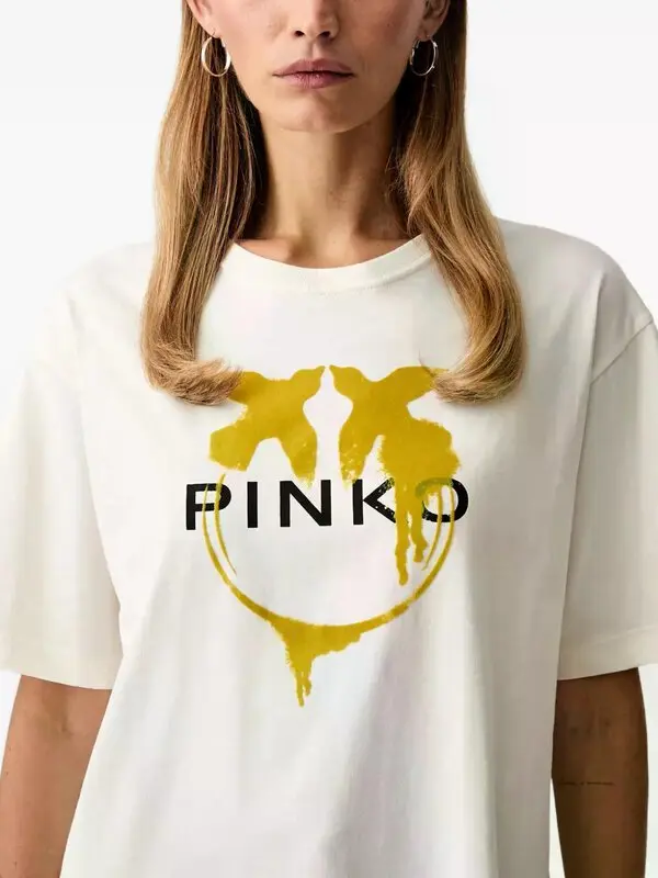 Pinko Logo-print Cotton T-shirt
