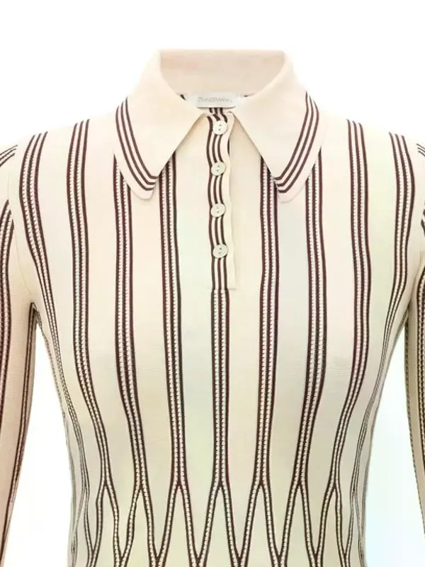Zimmermann Valiant Striped Polo Shirt