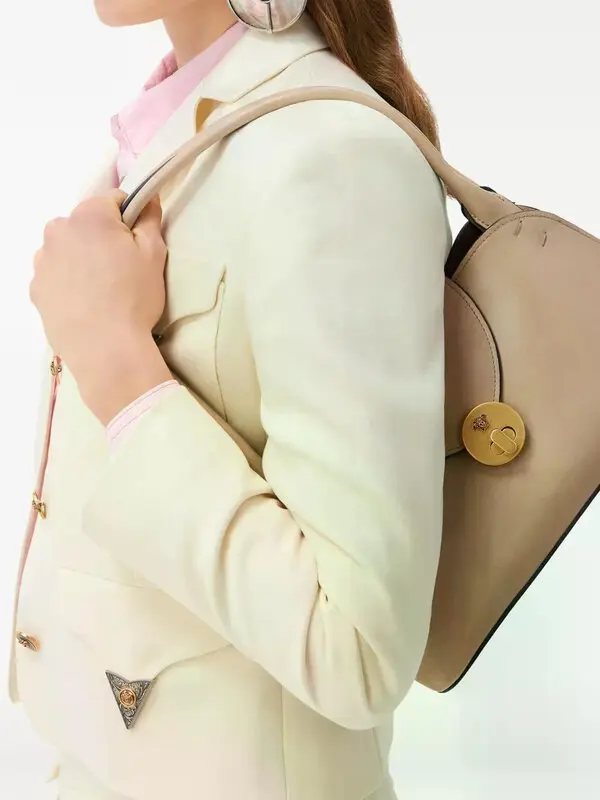 Versace Vivian Leather Small East/west Shoulder Bag