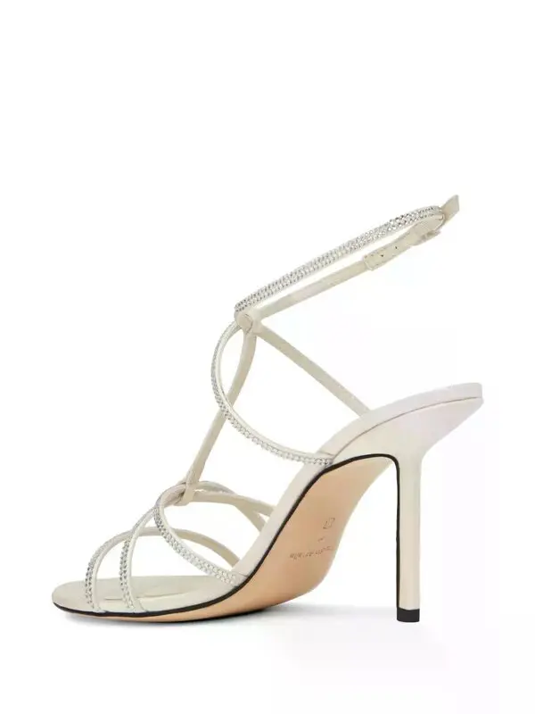 Studio Amelia Minuit Diamante-embellished Sandals