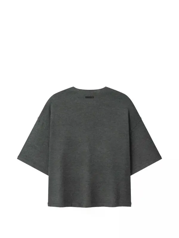 Fear Of God Short-sleeve Henley T-shirt - Grey