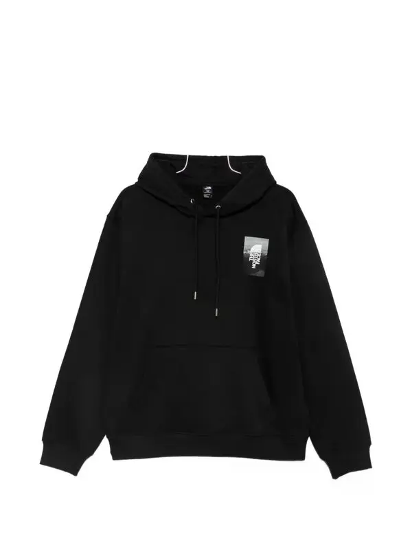 The North Face Graphic-print Drawstring Hoodie - Black