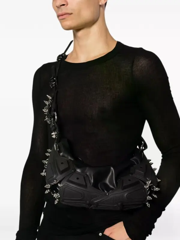 INNERRAUM Stud-embellished Panelled Shoulder Bag