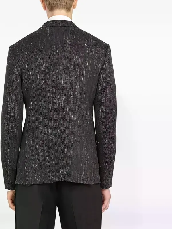 FERRAGAMO Herringbone Single-breasted Jacket