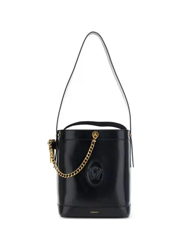 Versace Medusa '95 Chain-link Shoulder Bag - Black