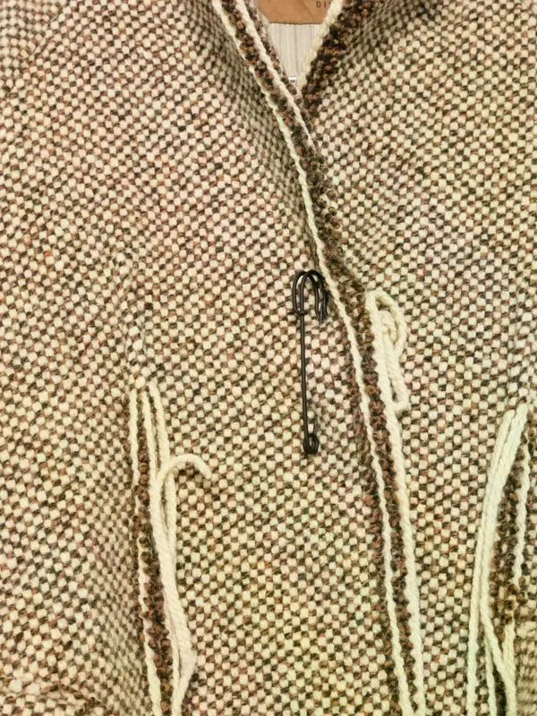 RUNDHOLZ Check Frayed-edge Jacket