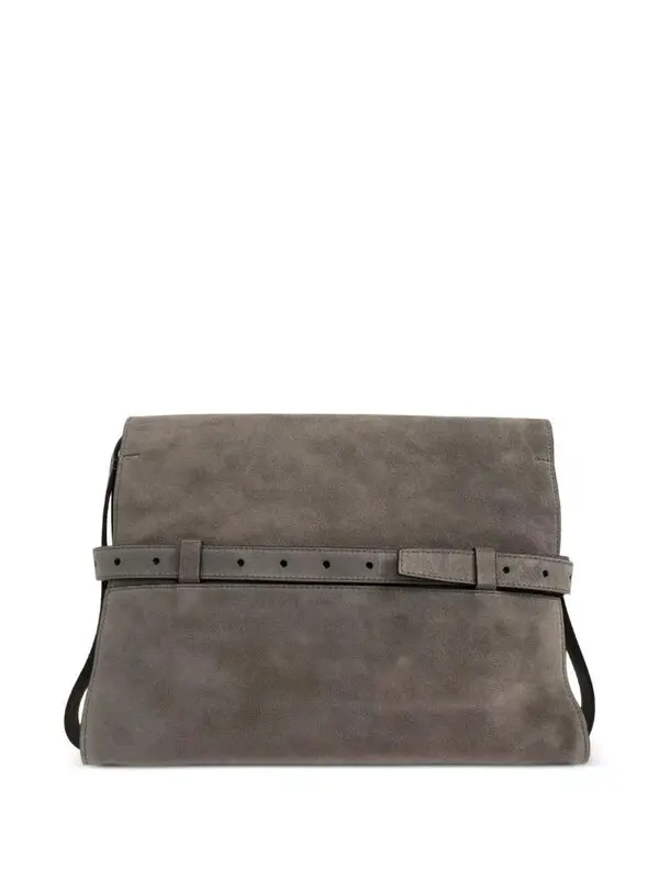 Moschino Tie Me Leather Shoulder Bag