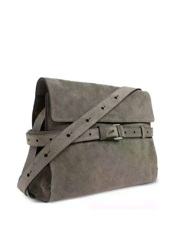 Moschino Tie Me Leather Shoulder Bag