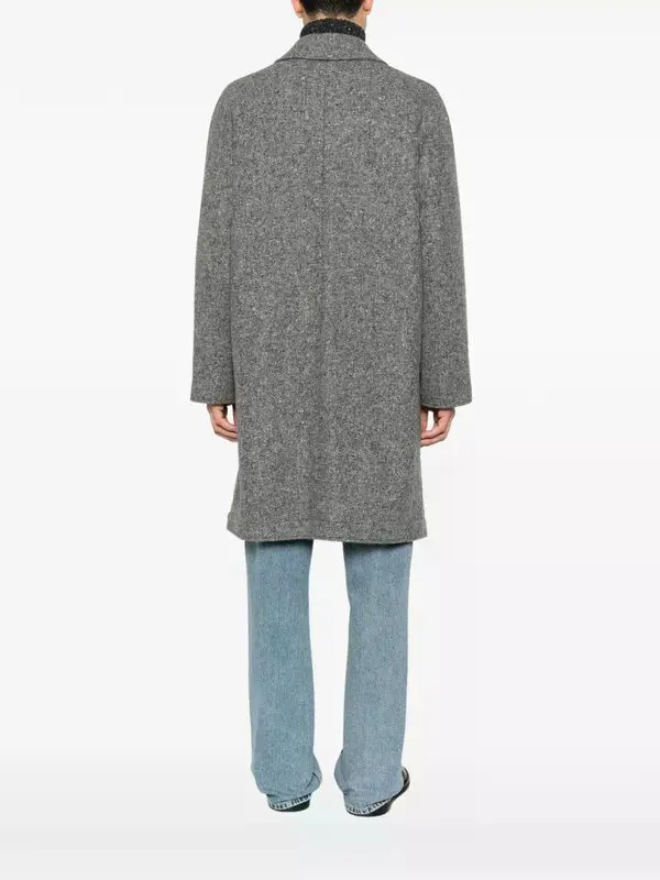 Eleventy Button-fastening Wool-blend Coat