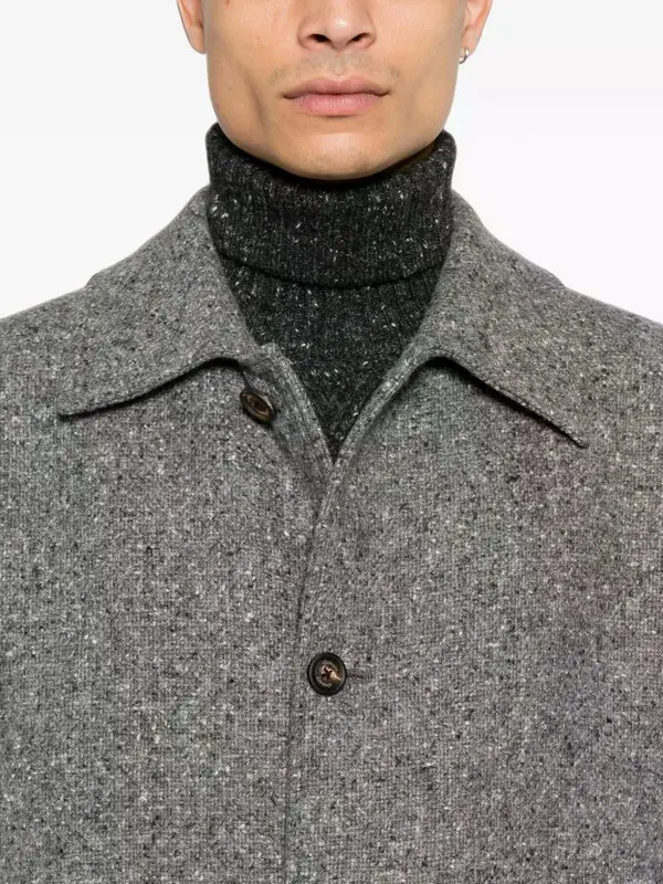 Eleventy Button-fastening Wool-blend Coat