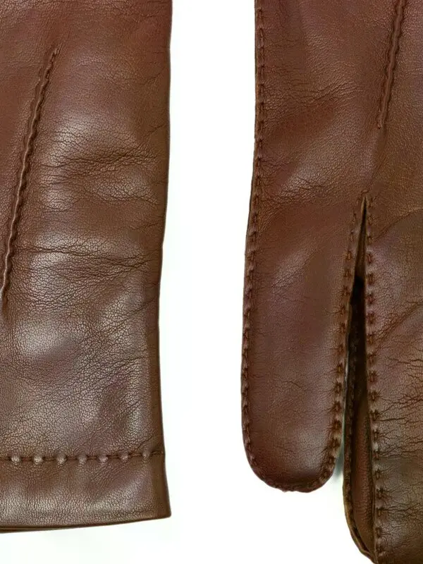 Eleventy Stitched Leather Gloves