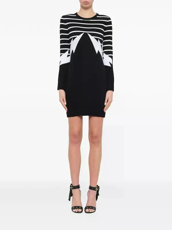 Neil Barrett Knitted Mini Dress