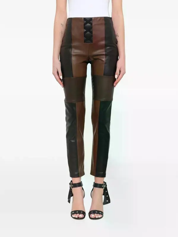 Neil Barrett Patchwork Leather Trousers