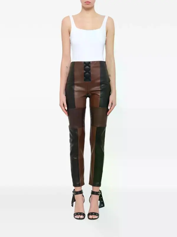 Neil Barrett Patchwork Leather Trousers