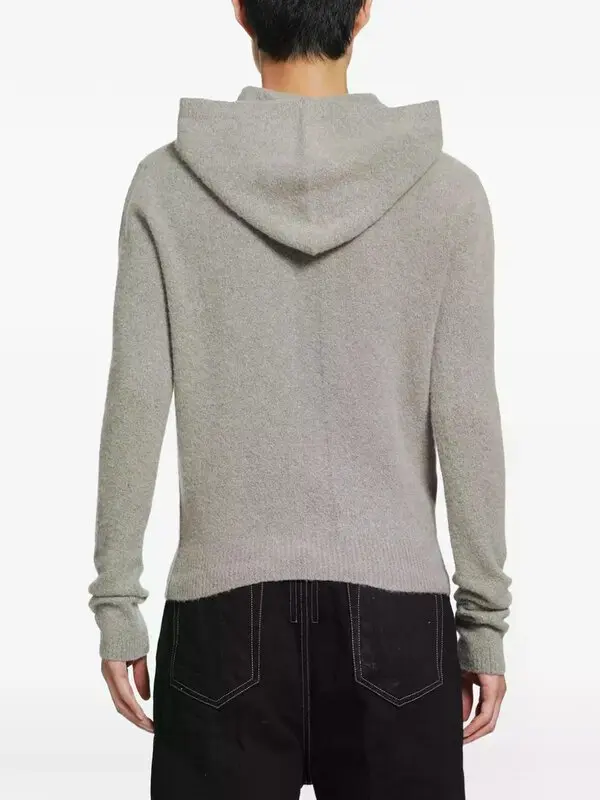 Rick Owens Tower Felted Hoodie