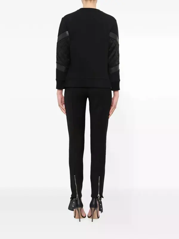 Neil Barrett Quilted Panelled Sweatshirt