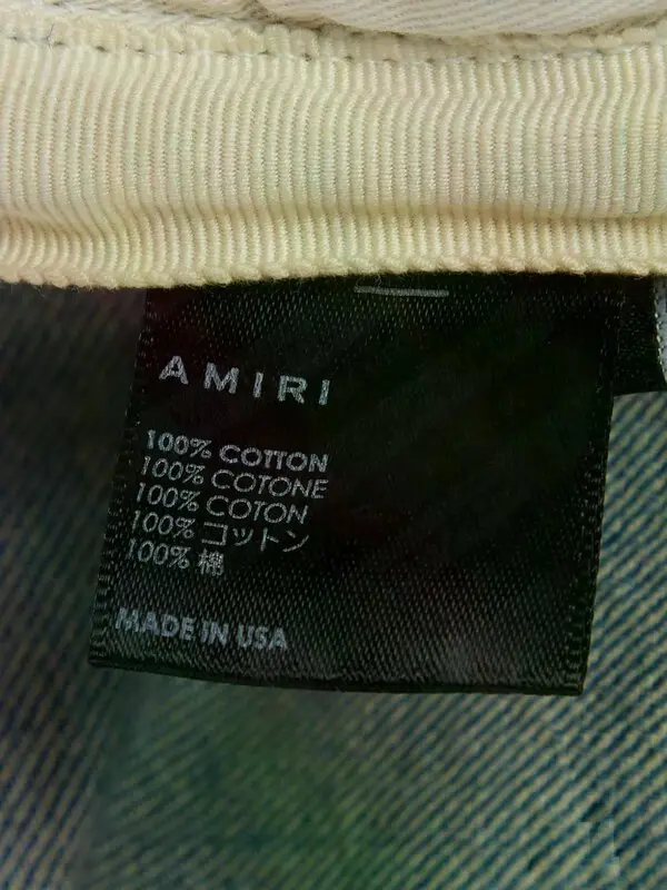 Amiri Release-hem Straight-leg Jeans