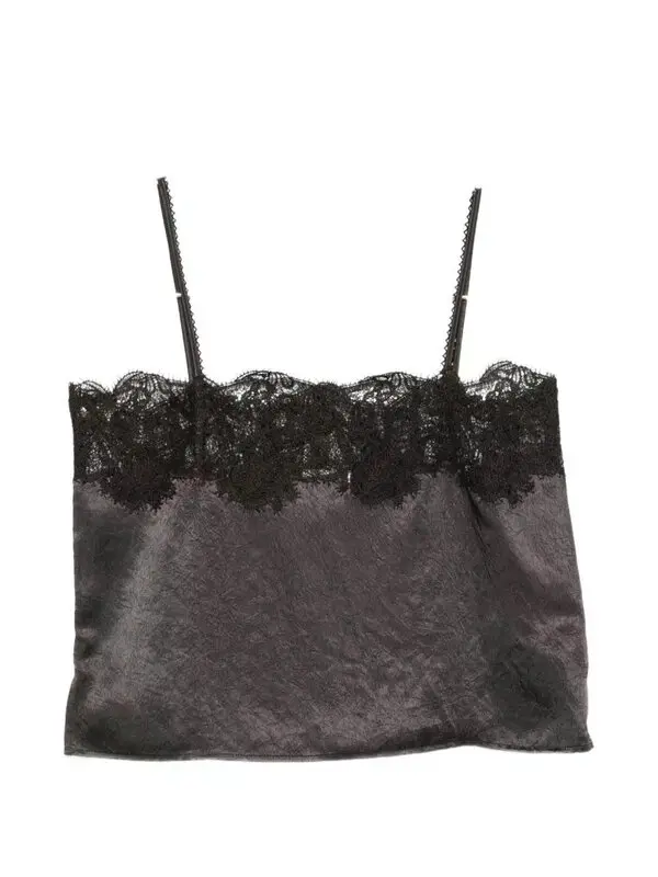ALYSI Lace-trim Camisole Top