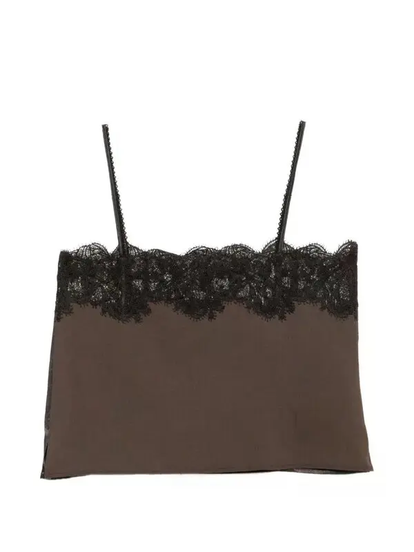 ALYSI Lace-trim Camisole Top